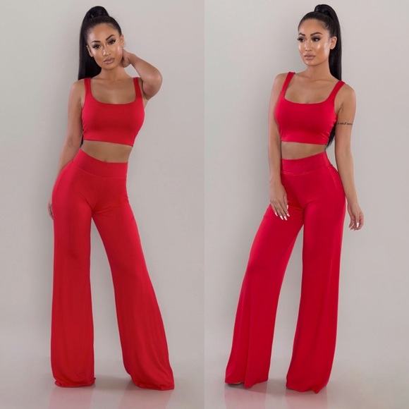 ASOS | Tops | Red Set Pretty Little Thing | Poshmark